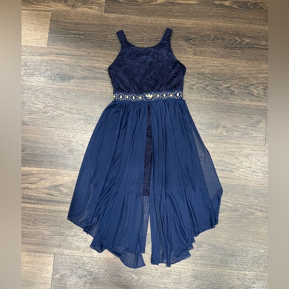 I.N. Girl | Dresses | In Girl Size 7 Navy Formal Dress | Poshmark